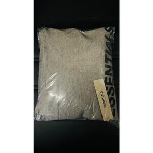 Fear of God | Shirts | New Fear Of God Essentials Logo Pullover Hoodie Heathergrey Large | Poshmark